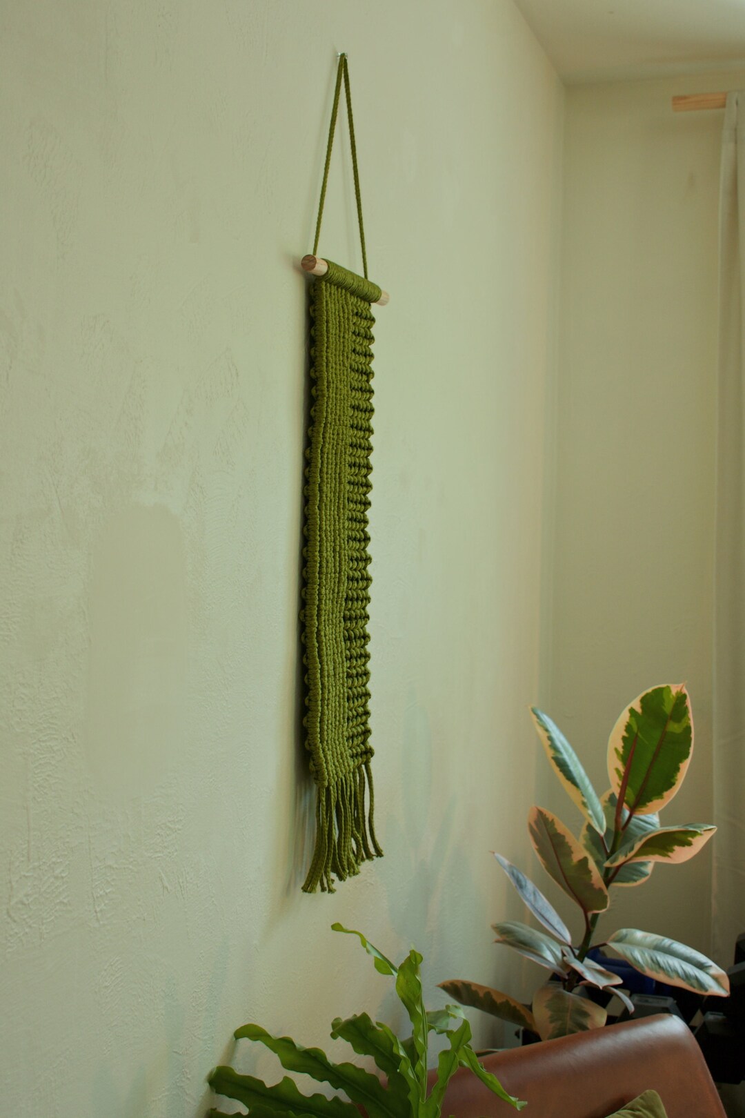 Vertical Textures Macrame Textile Handwoven Wall Art Limited/vintage ...