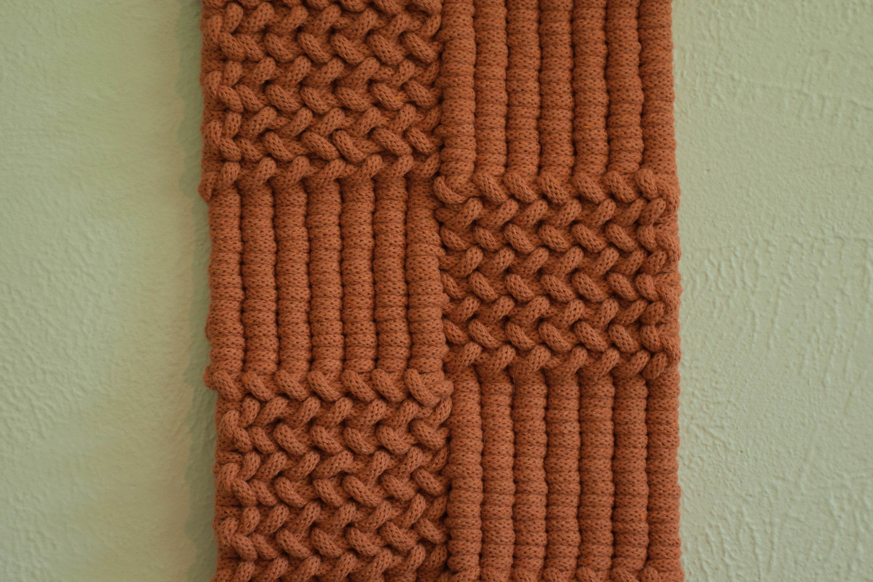 Square Patches Macrame Textile Handwoven Wall Art Customizable - Etsy