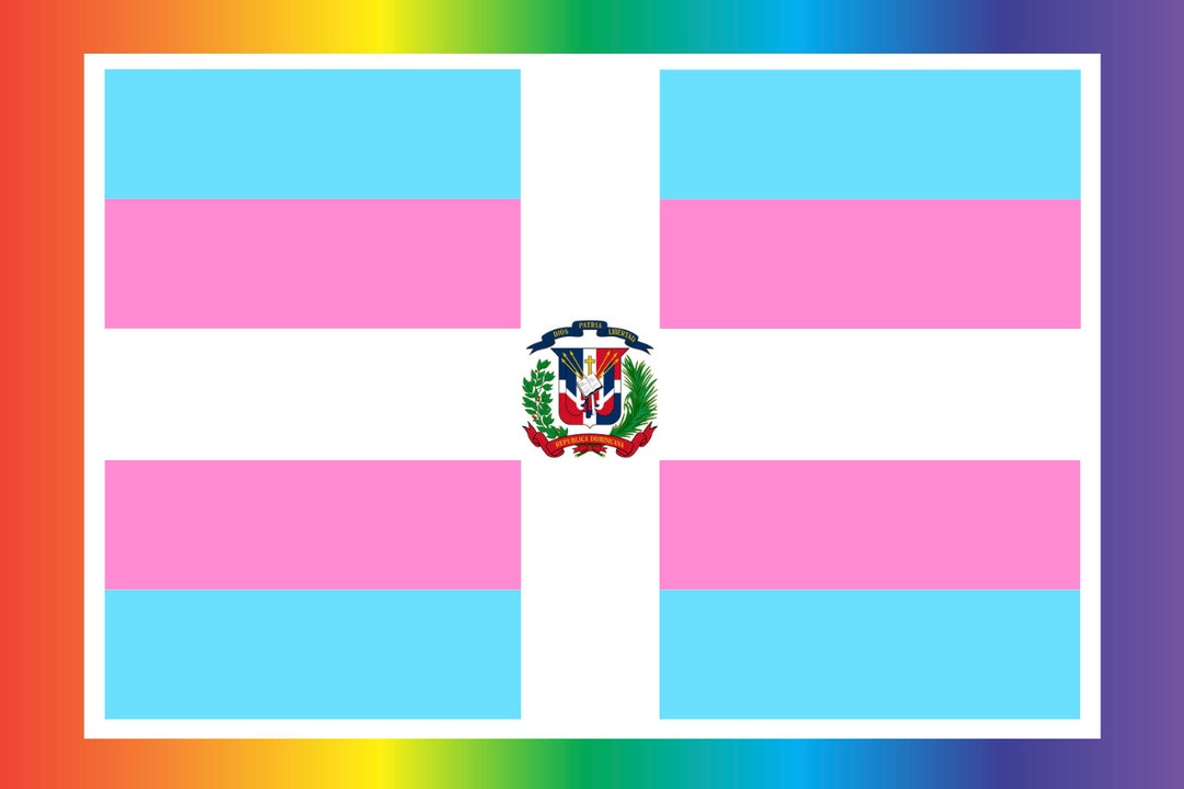 Dominican Rep. Trans Flag - Etsy