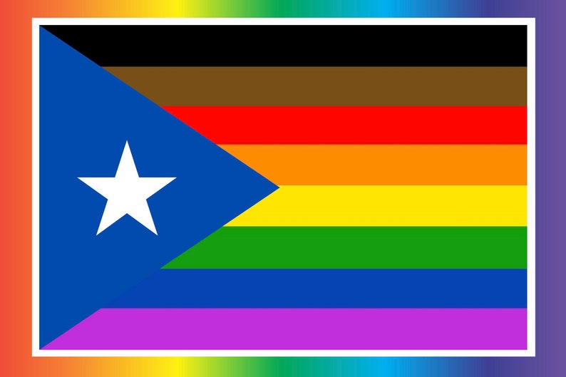 Puerto Rico Pride Flag - Etsy