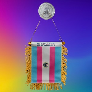 El Salvador Hanging Trans Flag - Etsy