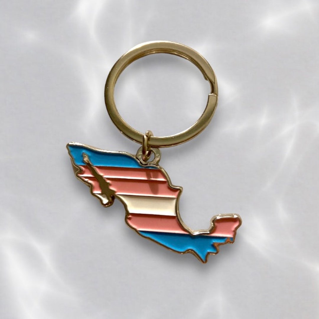 Mexican Trans Keychain - Etsy