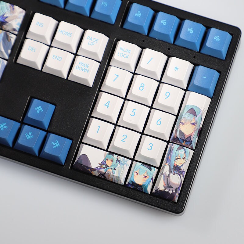 High-res Genshin Impact Eula Keycap Set 108 PBT Dye - Etsy