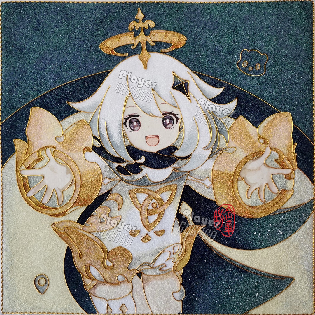 Buy Custom Genshin Impact Paimon Enamel Wall Decal, Cute Genshinpaimon ...