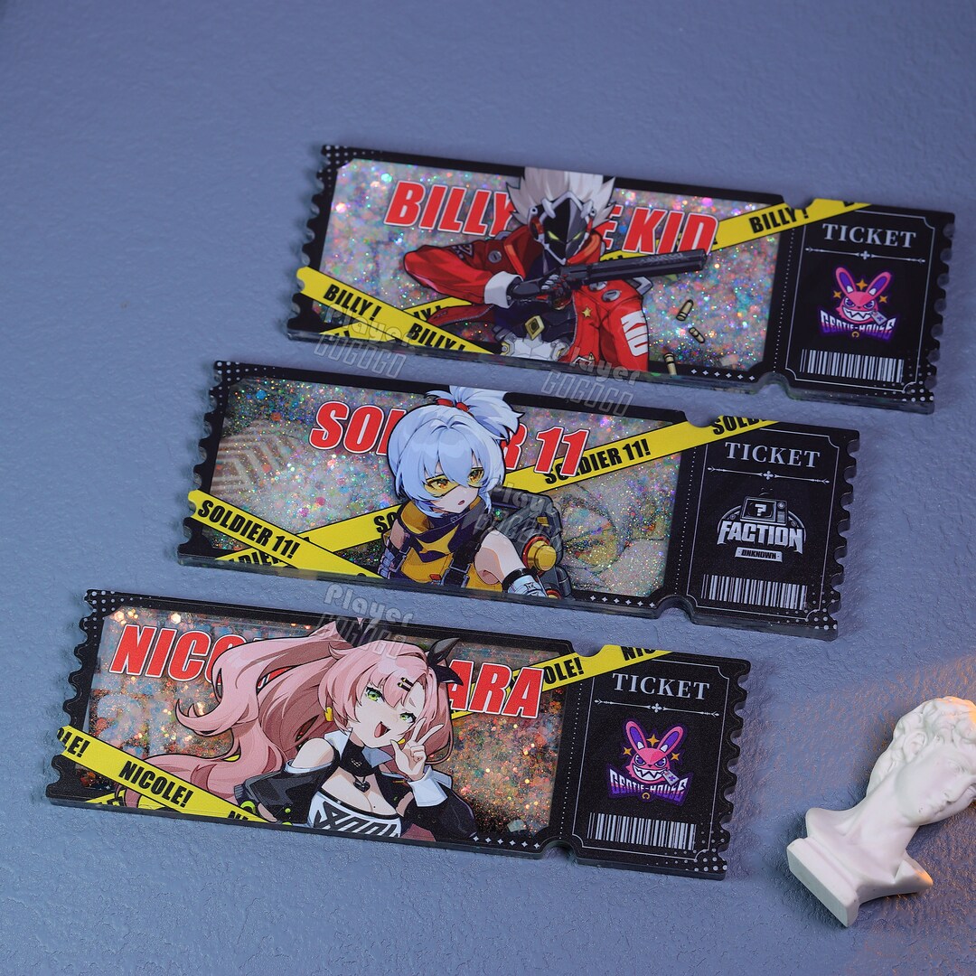 Zenless Zone Zero Acrylic Shaker Colotta, ZZZ Figurines Miyabi, Anby ...