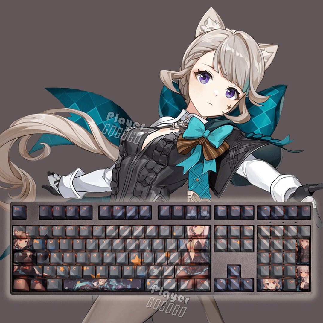 High-res Genshin Impact Lynette Keycap Set 108 PBT Dye - Etsy