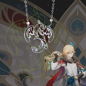 Genshin Impact Kaveh Paradisaea Pendant Necklace, Kaveh Constellation ...