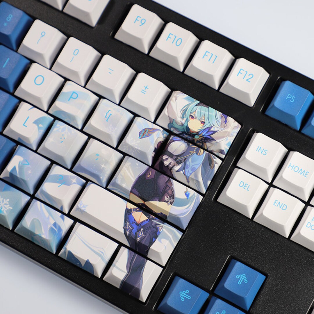 High-res Genshin Impact Eula Keycap Set 108 PBT Dye Sublimation Key ...