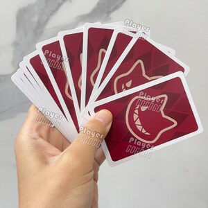 Genshin Impact Lyney Playing Cards Set, Lyney Figurine Poket Cards ...