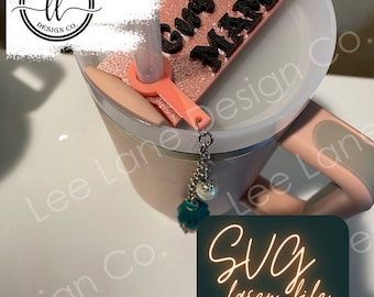 Tumbler Straw Topper Svg Bundle With Display Stand 20 X Designs, Cut ...