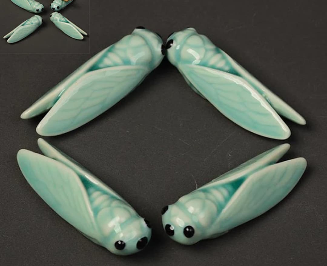 Fashion Cicada Porcelain Chopstick Rest Rack Decor Stand - Etsy