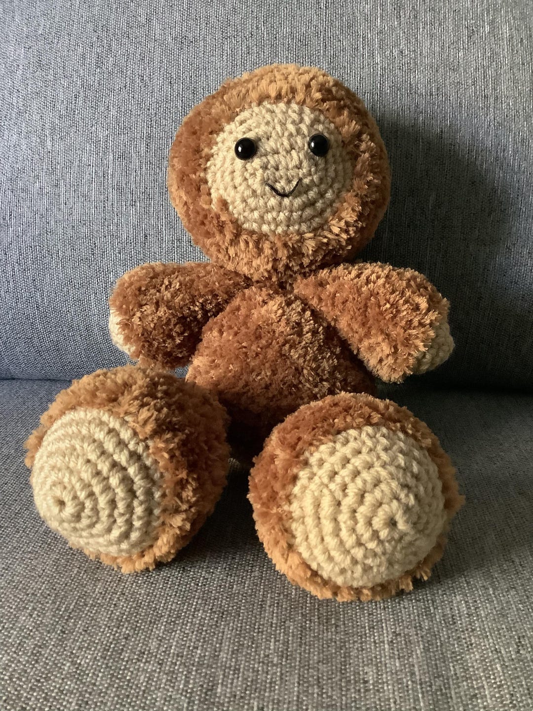 Bigfoot Amigurumi Doll 12” - Etsy