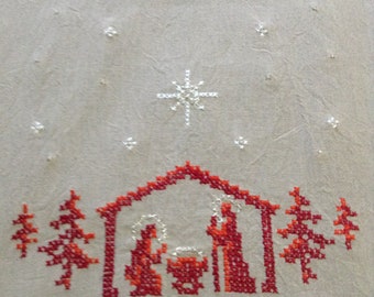Red and Silver Table Runner - Etsy