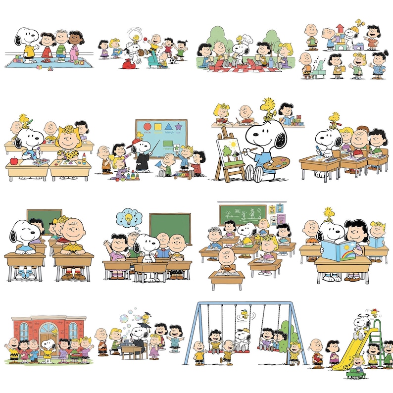 Snoop School Clipart PNG Bundle, Snoop Classroom Activities, 100 Day of ...
