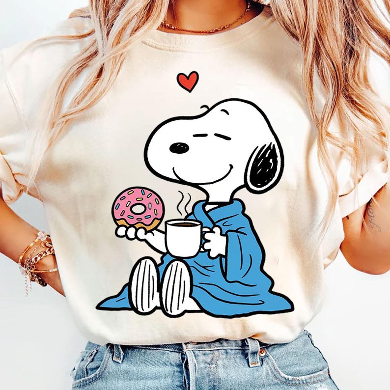 Snoop With Donut and Coffee PNG, Peanut Cozy Clipart, Snoop Relaxing ...