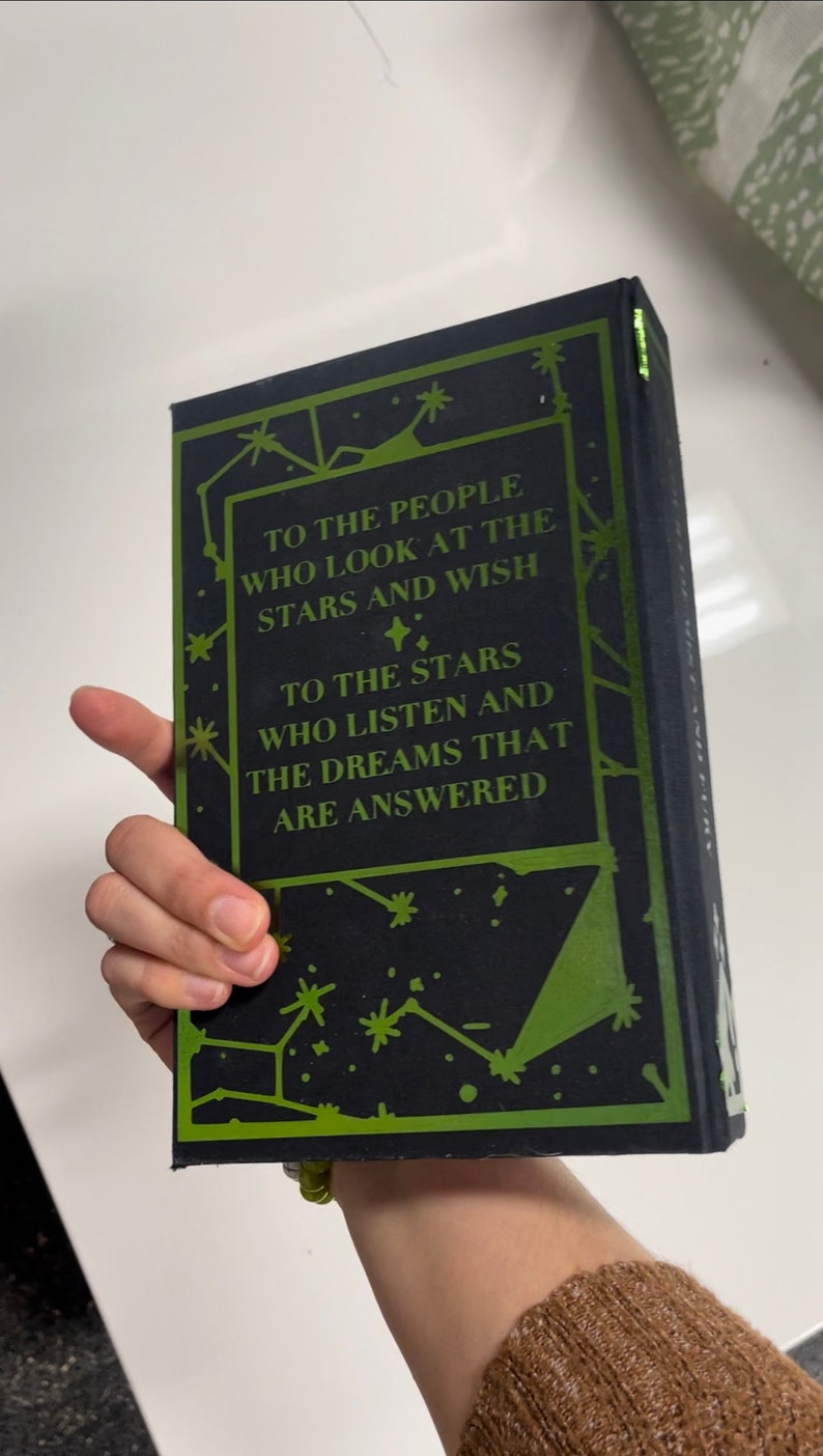 A Court of Mist and Fury Rebound Book Special Edition ACOMAF, Hand Made ...