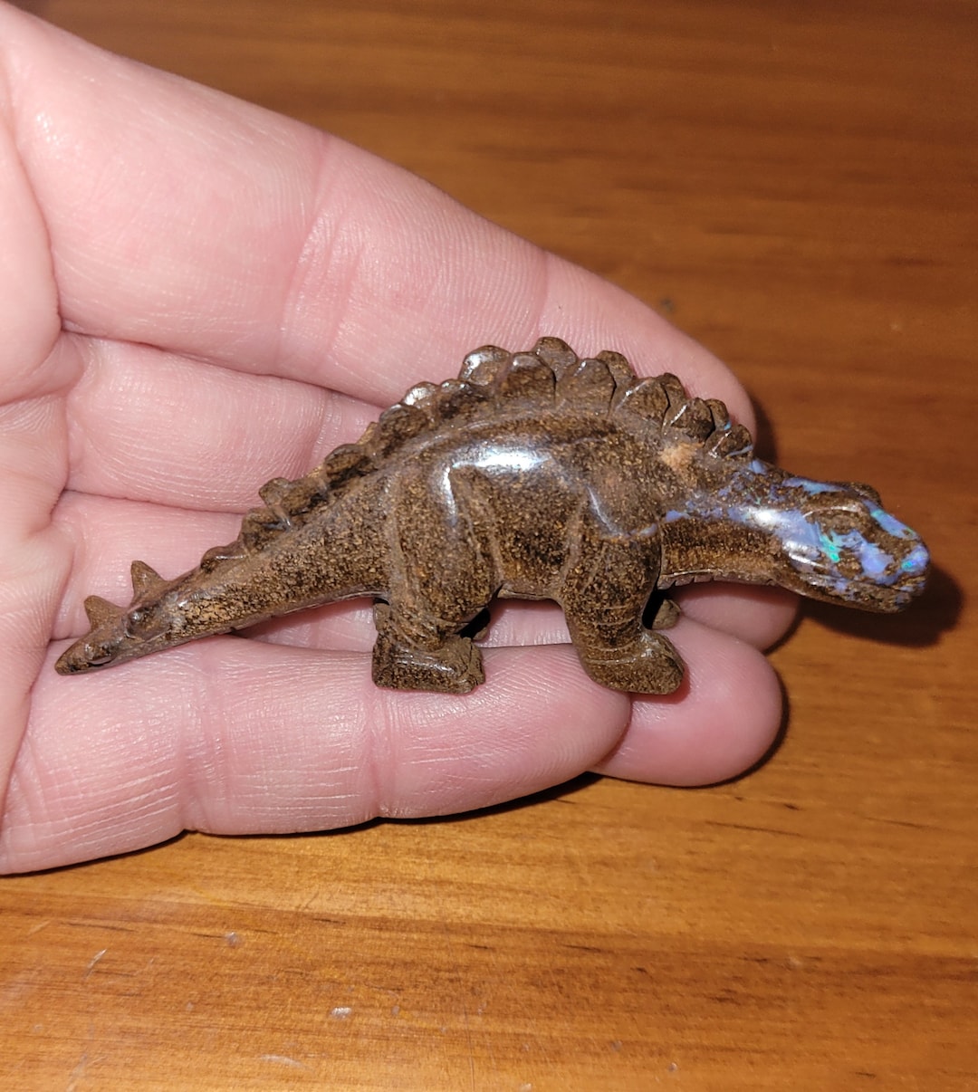 Boulder Opal Dinosaur Carving - Etsy