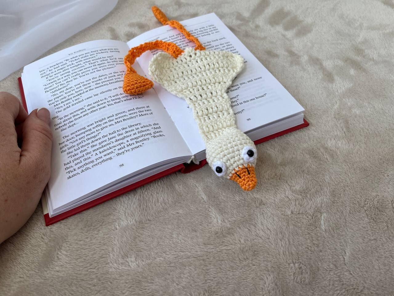 Silly Goose Bookmark. Ascendance of a Bookworm. Animal Lovers - Etsy