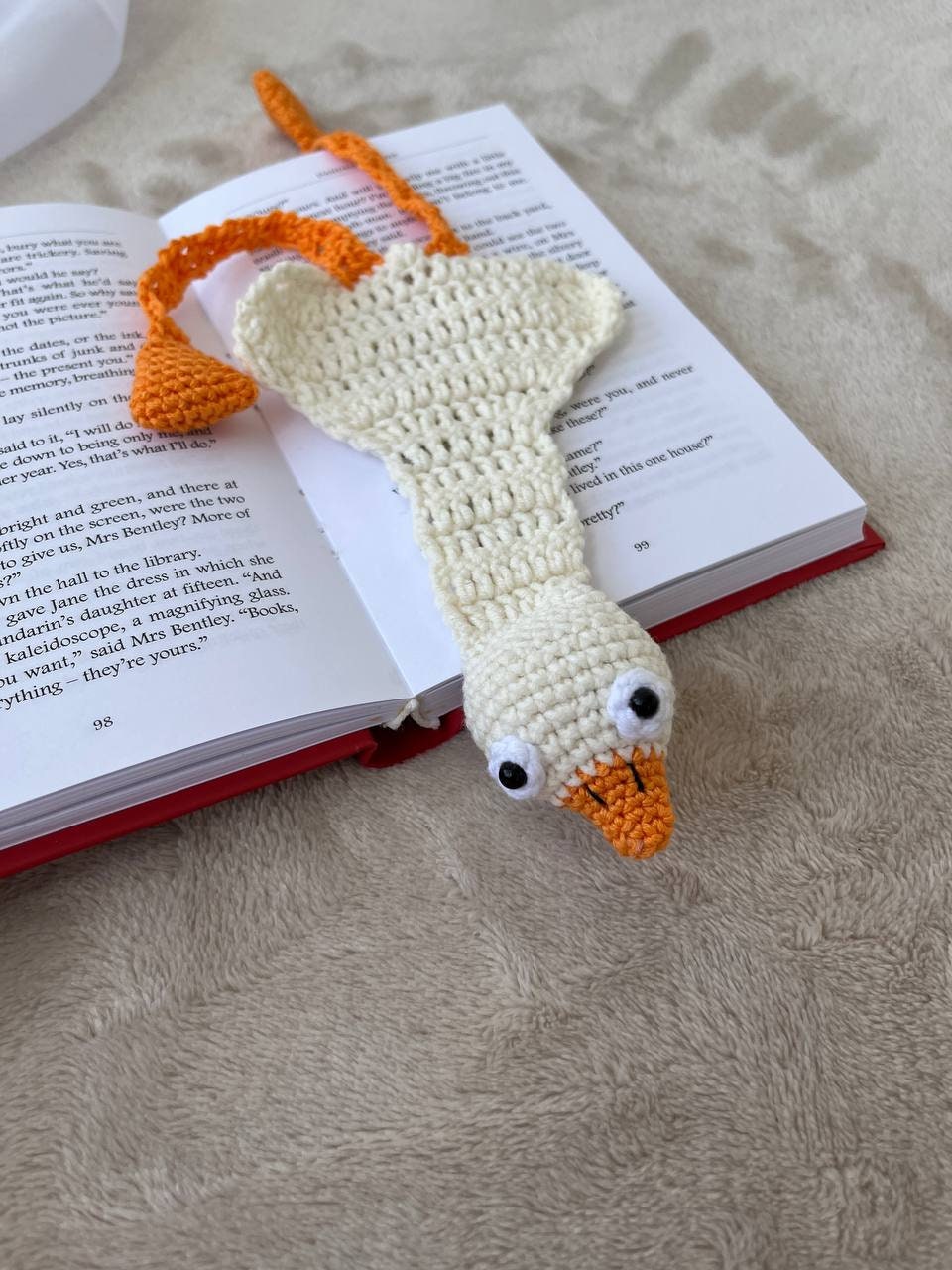 Silly Goose Bookmark. Ascendance of a Bookworm. Animal Lovers - Etsy