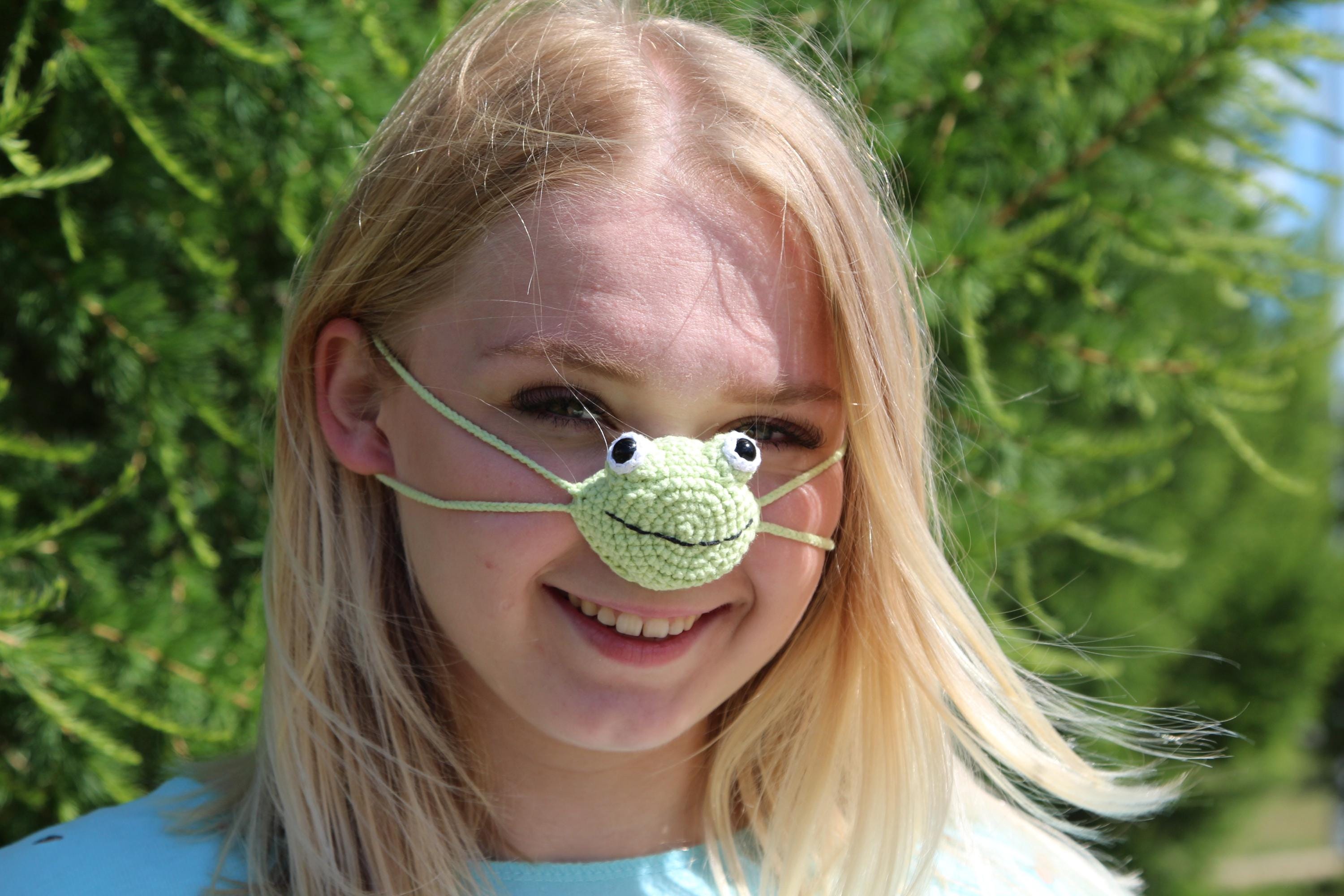 Nose Warmer Crochet PATTERN. Set of 3 Simple Nose Hat Patterns ...