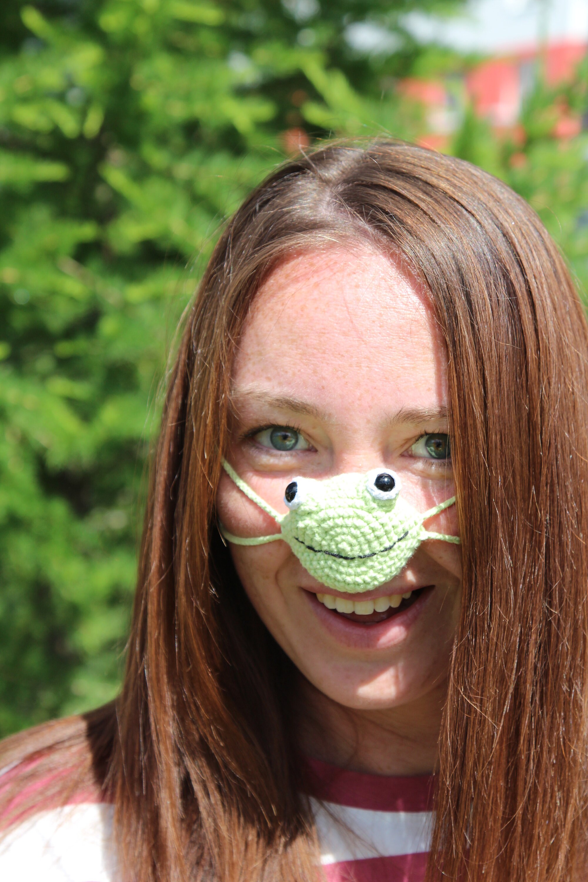Crochet PATTERN Nose Warmer Frog. Toad Lover Gift. Cute Crohcet Frog ...