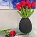 Red Tulips / Modern Fake Floral Arrangement / Real Touch Artificial ...