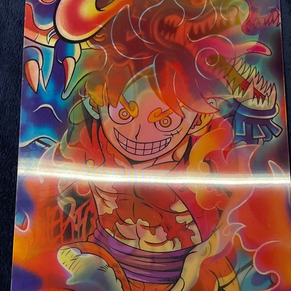 Gear 5 Luffy Poster - Etsy