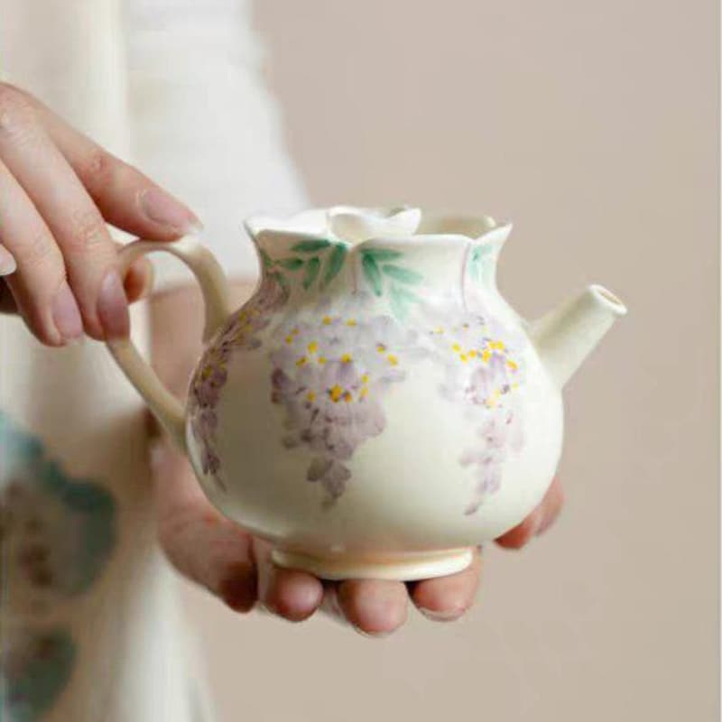 Purple Teapot - Etsy