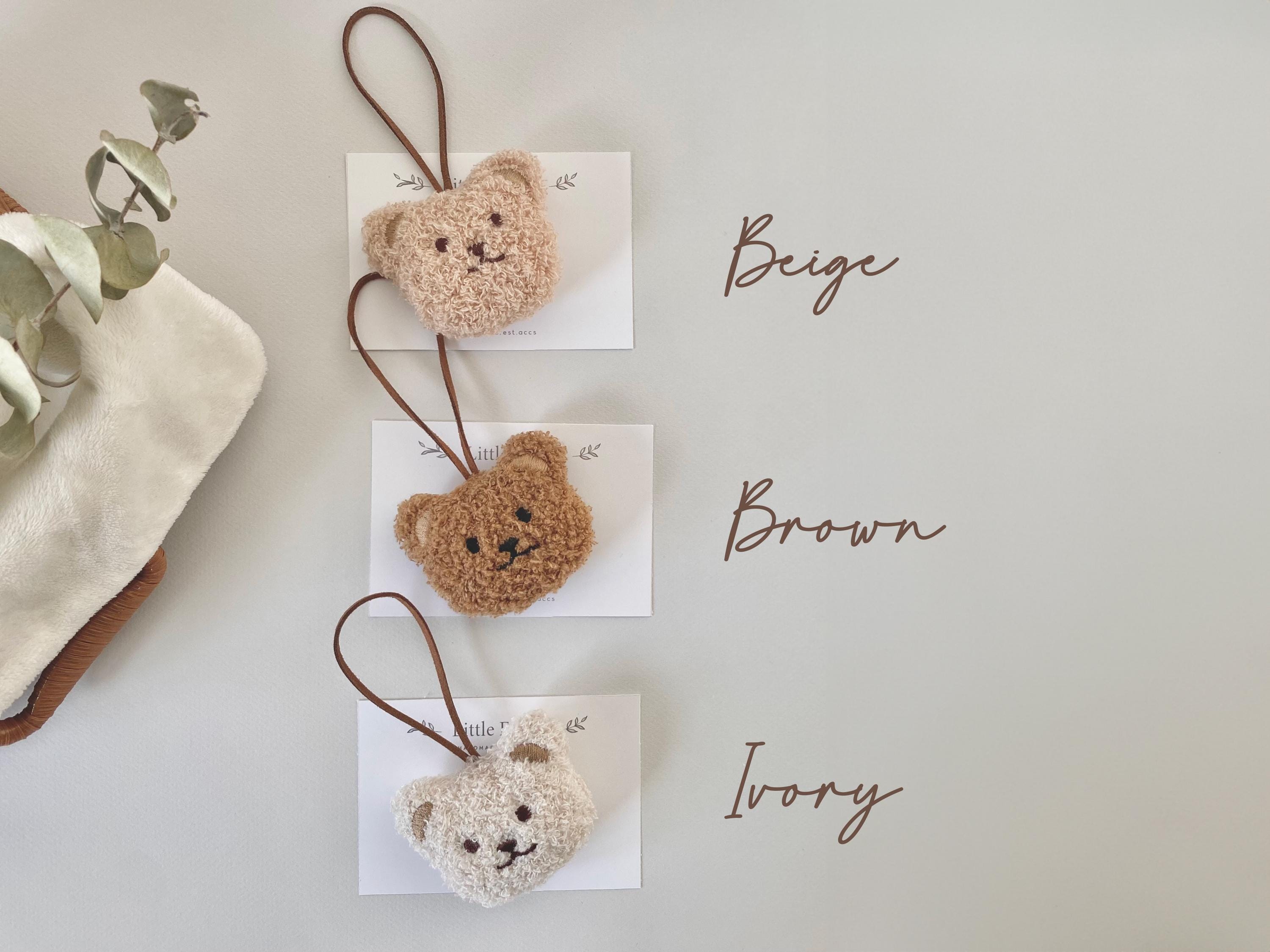 Personalized Teddy Bear Plush Name Tag– Cute Custom Bag Charm, Kids ...