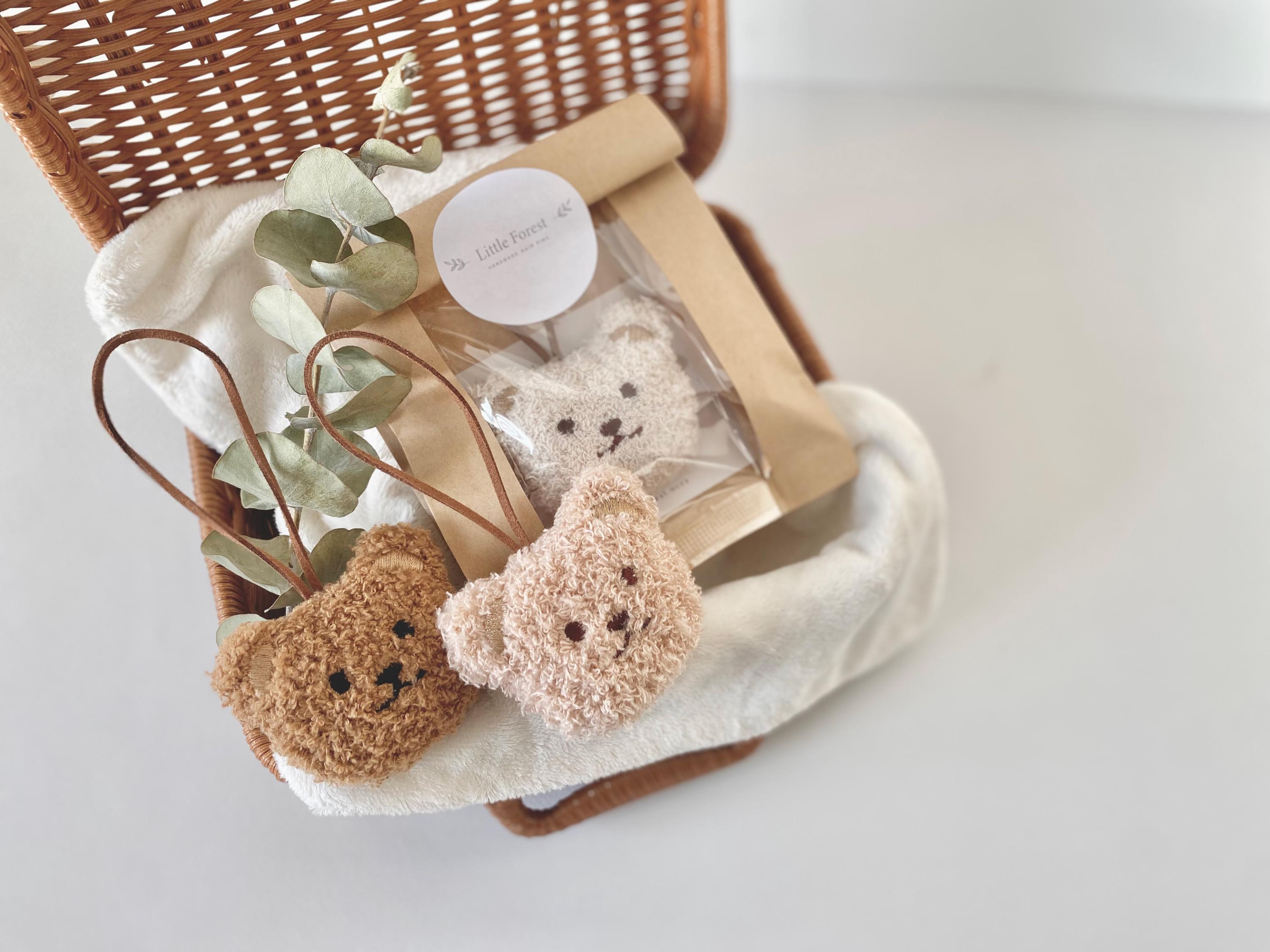 Personalized Teddy Bear Plush Name Tag– Cute Custom Bag Charm, Kids ...