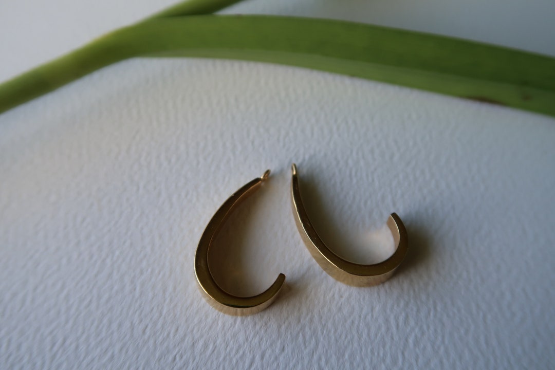 Thin Hoop Earring Jackets - Etsy