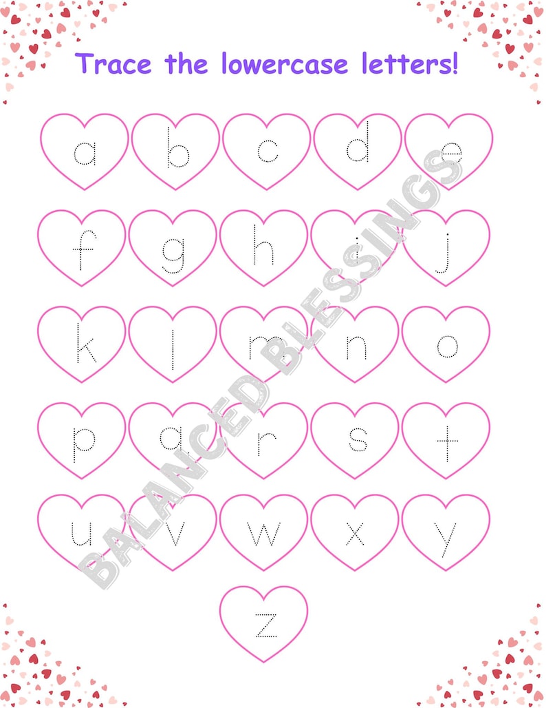 Printable Preschool to Kindergarten Valentine's Day Bundle - 10 Pages ...