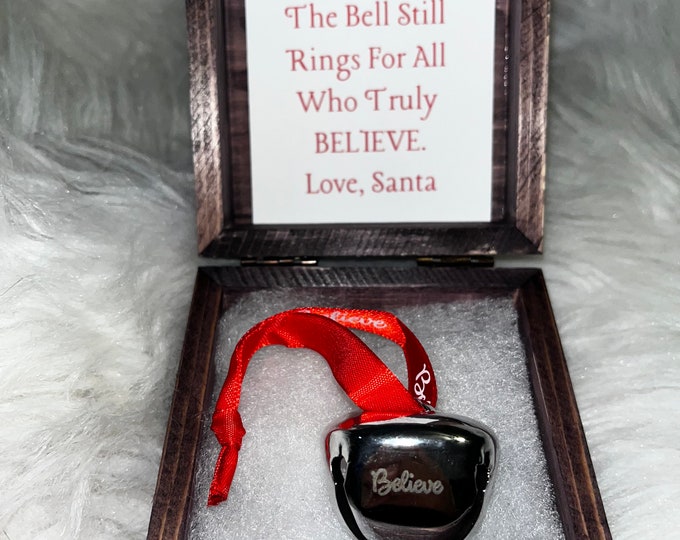 Santas' Bell Tag Merry Christmas Bell Label Square Tag Santas' Bell - Etsy