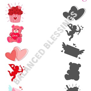 Printable Preschool to Kindergarten Valentine's Day Bundle - 10 Pages ...