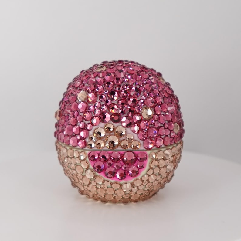 Rhinestone Lip Balm Sphere, Birthday Cake Scent, Crystal Bling - Etsy
