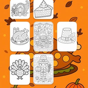 Thanksgiving Do-a-dot Printables | Dot Marker Activity Pages for Kids ...