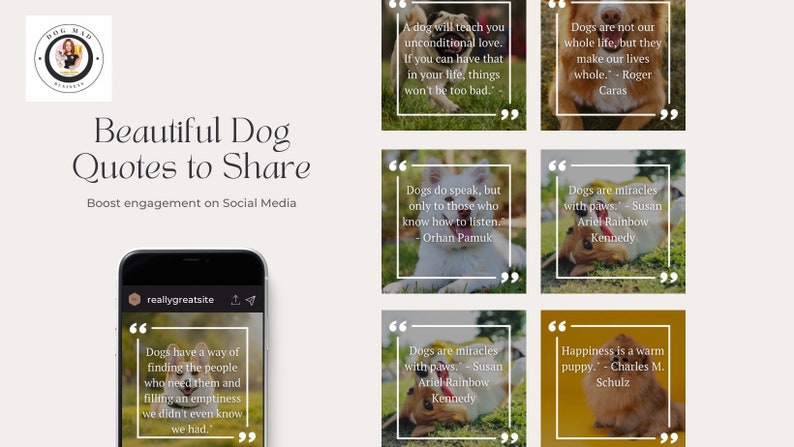 Templates for Dog Trainers Social Media Facebook Canva Templates ...