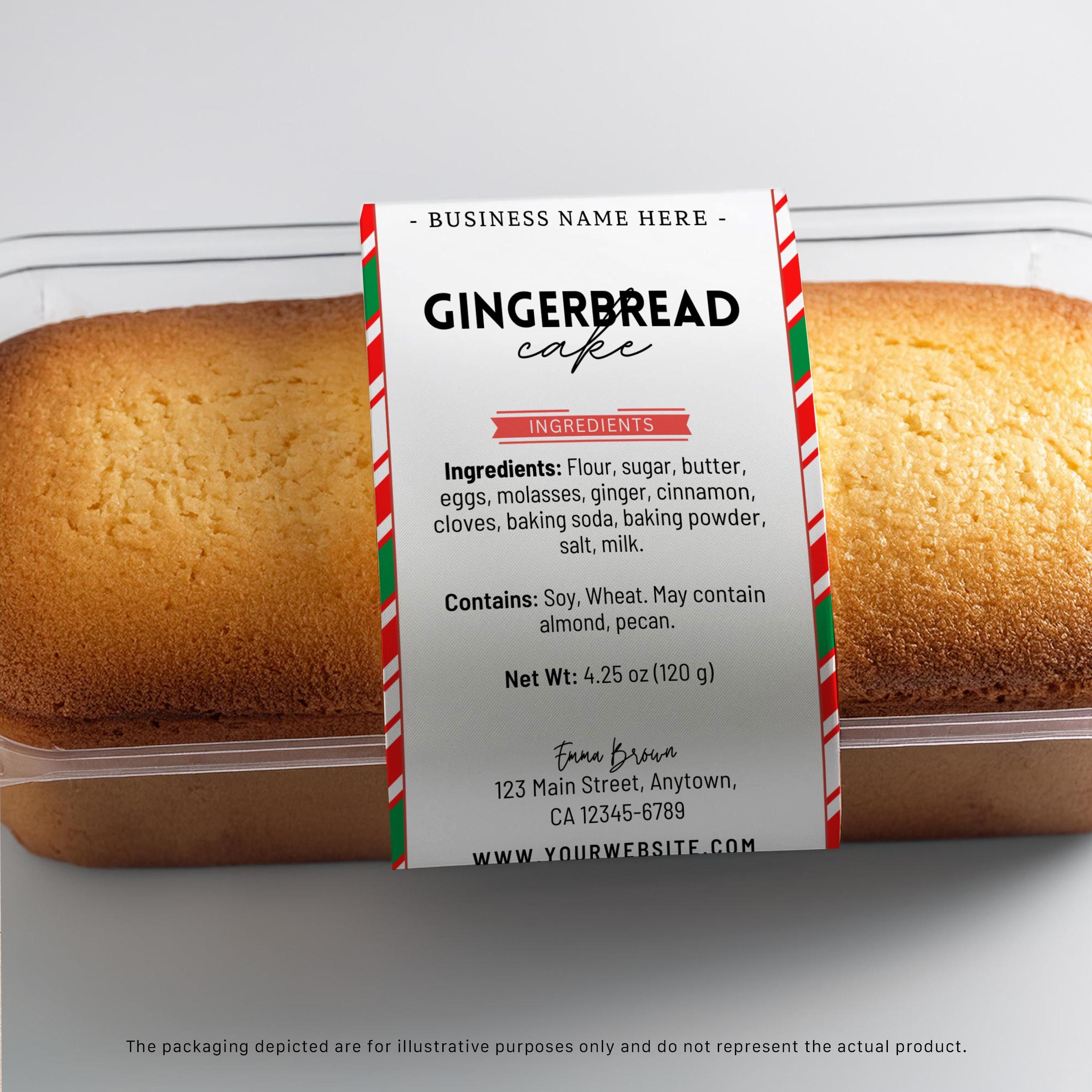 Editable Christmas Mini Cake Label Template | Mini Cake Label | Mini ...