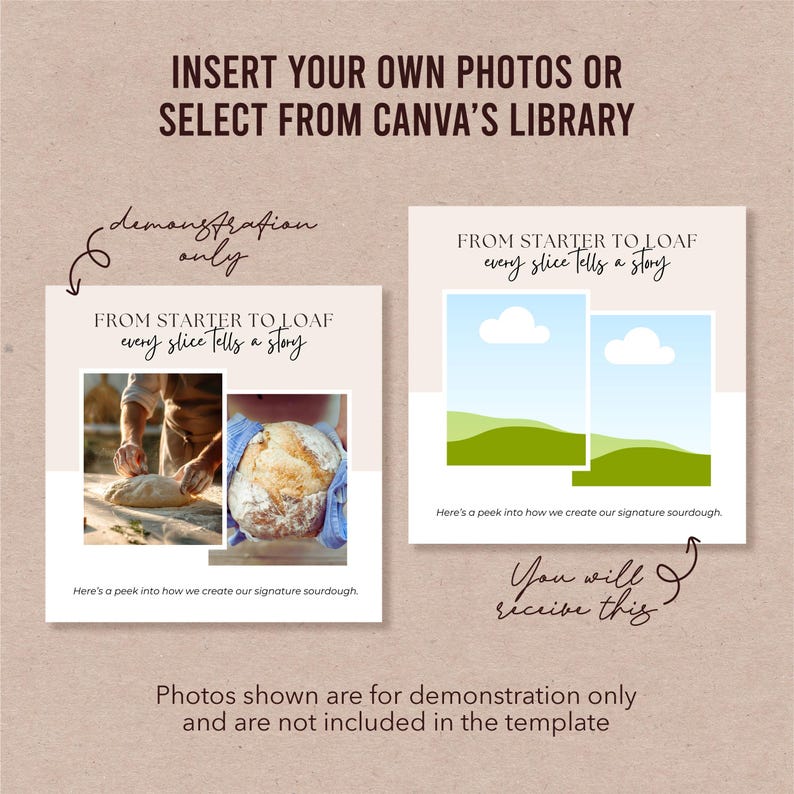 Bakery Instagram Post Templates | Sourdough Instagram Template ...