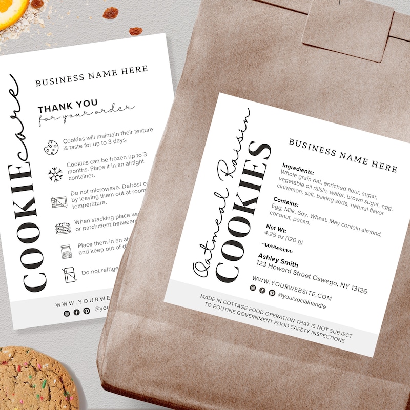 Bakery Labels - Etsy