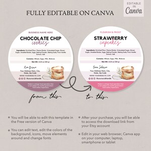 Cottage Food Label | Home Baked Goods Label | Printable Food Label ...