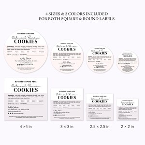 Cottage Food Label | Home Baked Goods Label | Printable Food Label ...