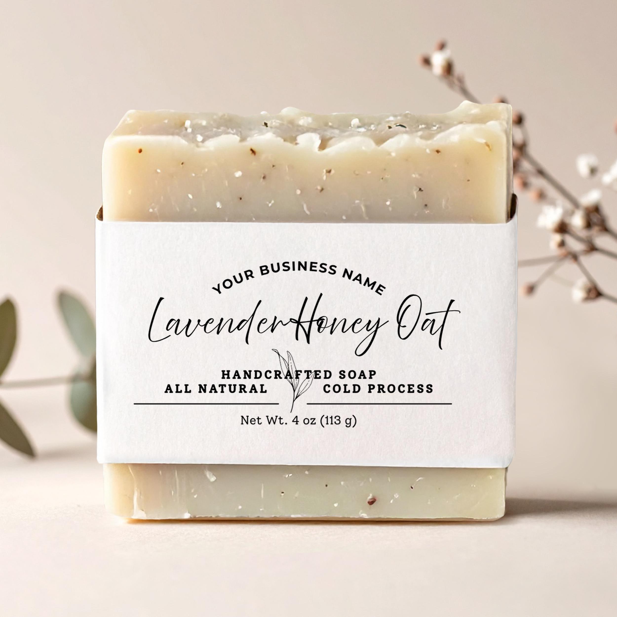 Editable Soap Label Template for Canva, Custom Wrap Around Labels for ...