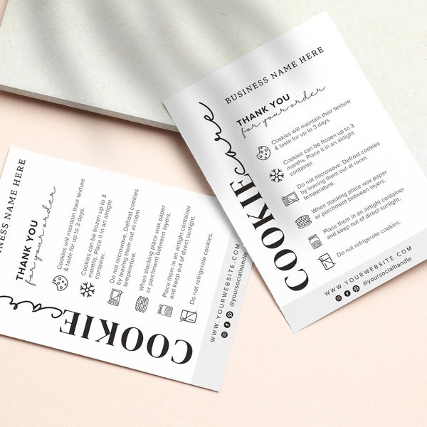 Package Insert - Etsy