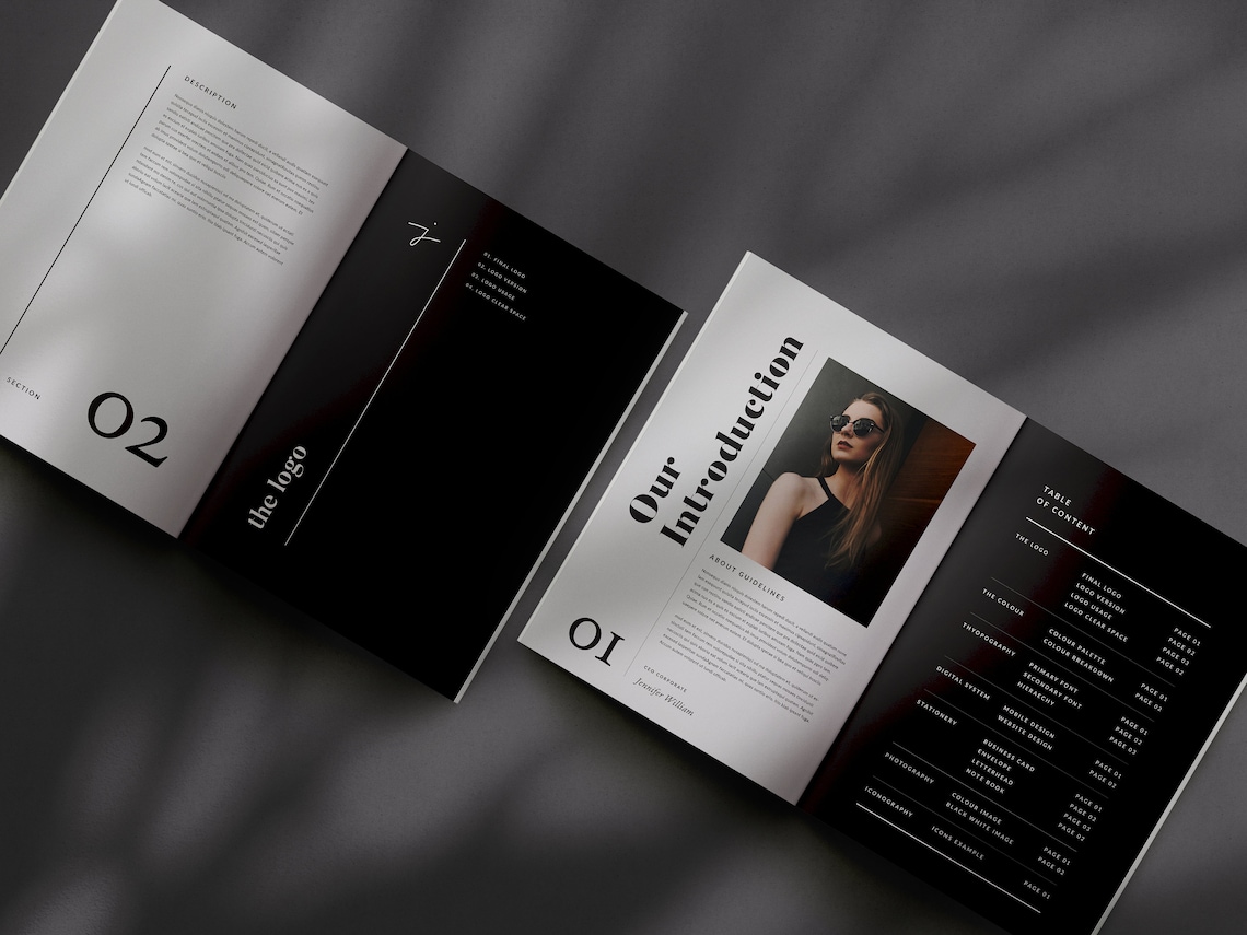 Minimalist Brand Guidelines Brand Guidelines Adobe Indesign Brand ...