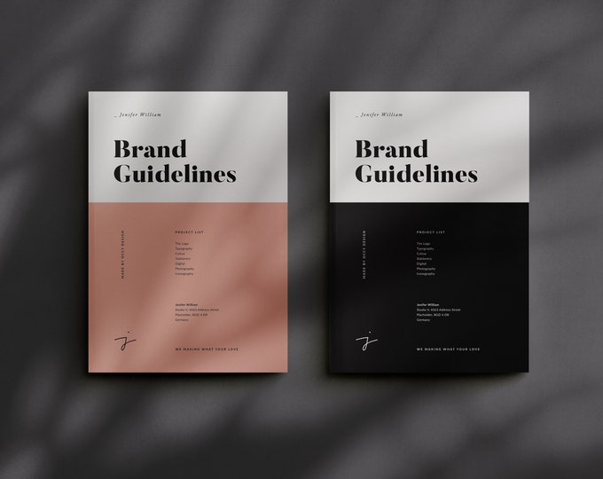 Graphic Design Portfolio Portfolio Template Showcase Your - Etsy