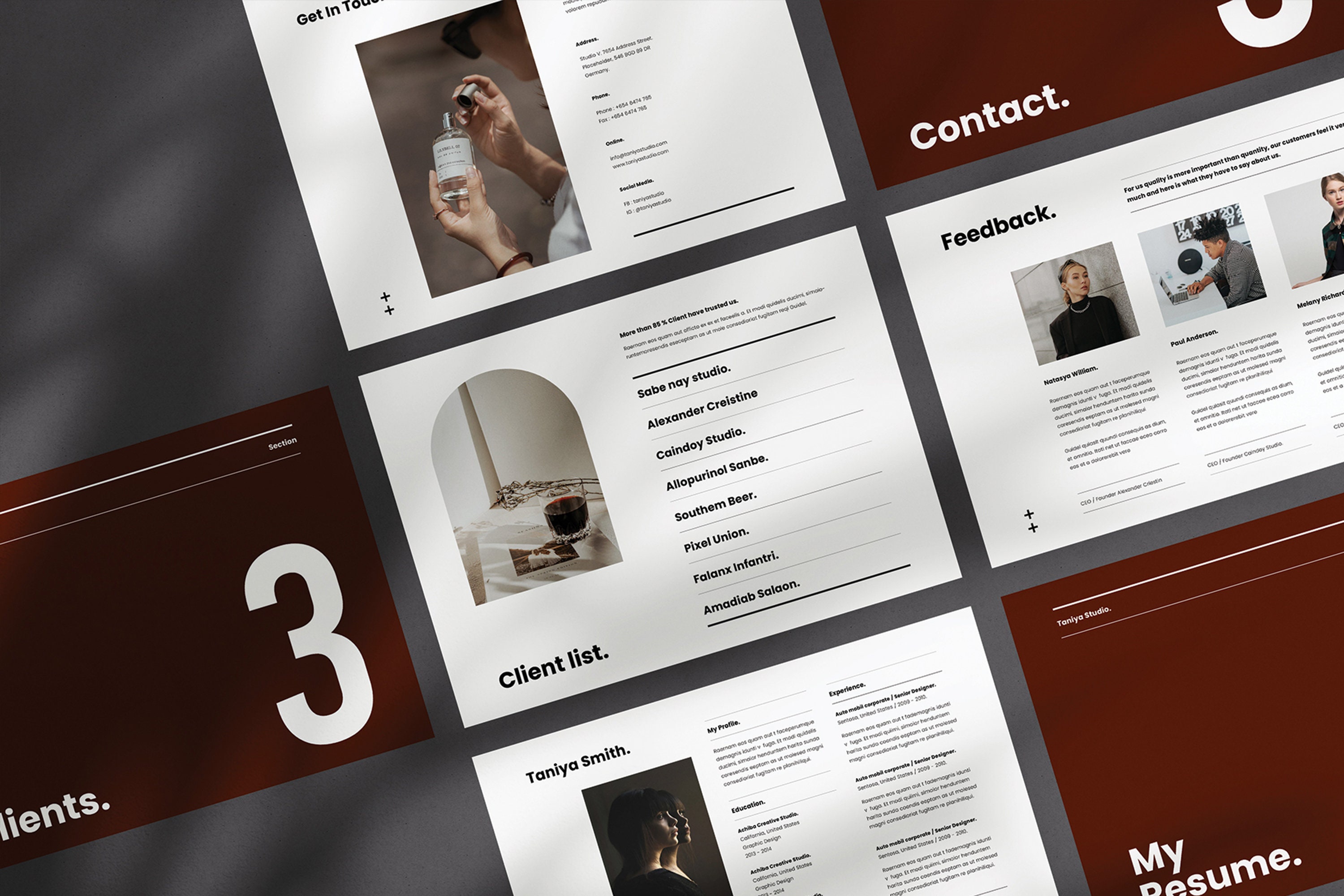 Design Portfolio and Resume Graphic Design Portfolio Portfolio Template Showcase Your Work ...