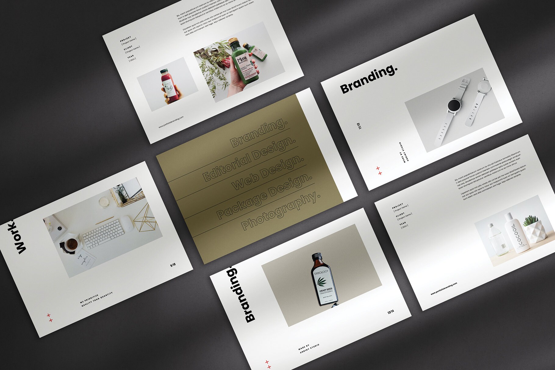 Graphic Design Portfolio Portfolio Template Showcase Your Work Client ...