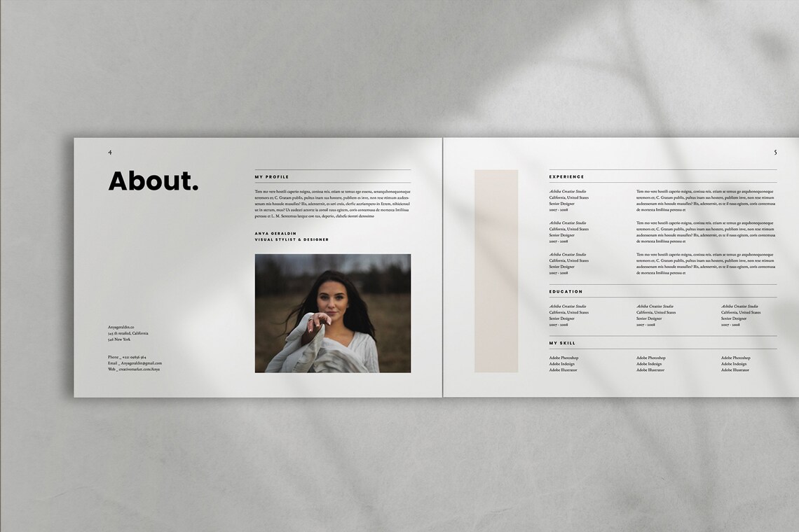 Canva Portfolio Template | Graphic Design Portfolio | Design Portfolio ...