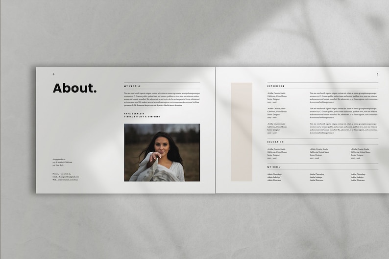 Canva Portfolio Template | Graphic Design Portfolio | Design Portfolio ...